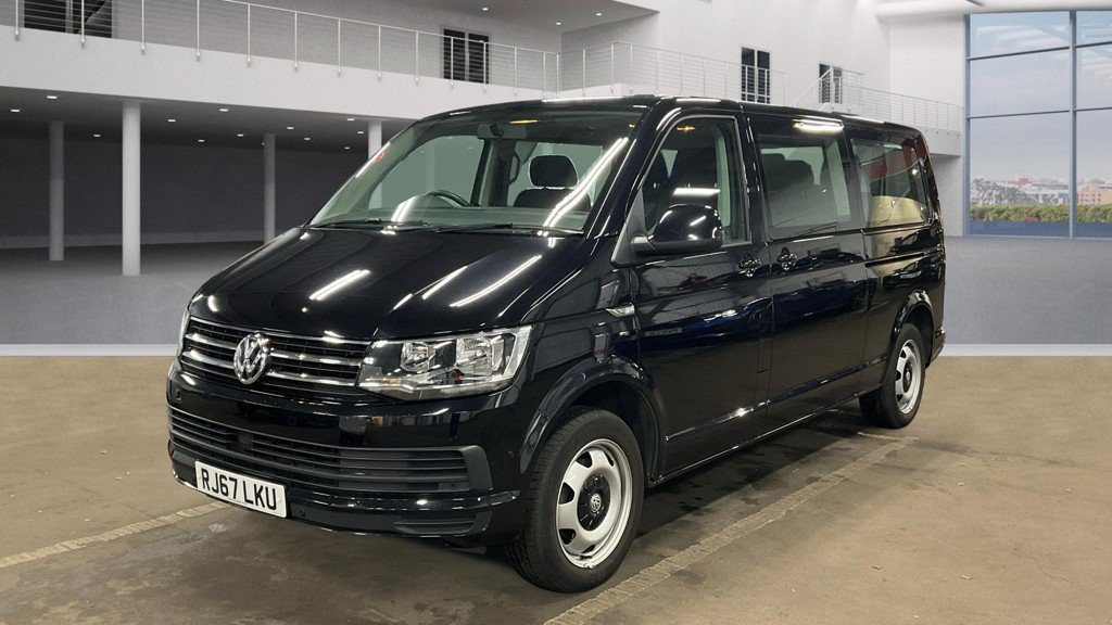 SOLD - Used VOLKSWAGEN TRANSPORTER SHUTTLE 2017 Black in Aldershot ...